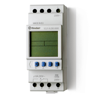 Programador horário Finder - Electro Automação Industrial